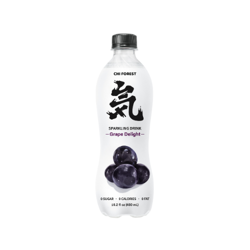Genki Forest Sparkling Water 480ML - Grape Delight 夏黑葡萄 气泡水 – Meifan ...