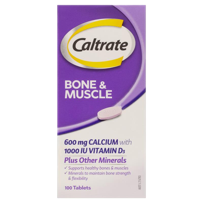 Bone & Muscle Tablets, Caltrate 100 Tablets – Meifan Australia