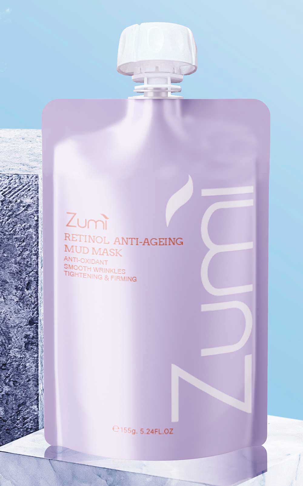 Zumi Retinol Anti-Ageing Mud Mask 155g – Meifan Australia